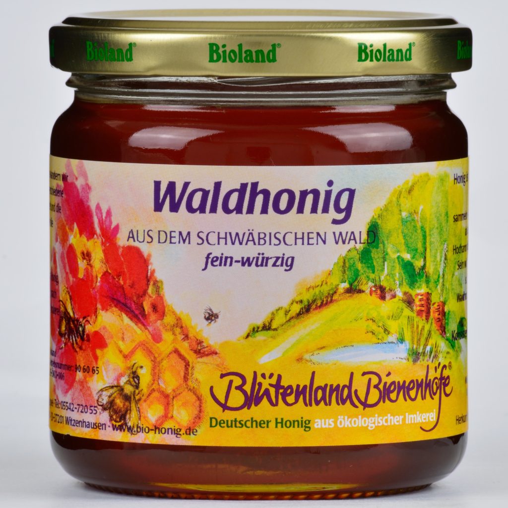 Bio Waldhonig aus dem Schwäbischen Wald - Blütenland Bienenhöfe